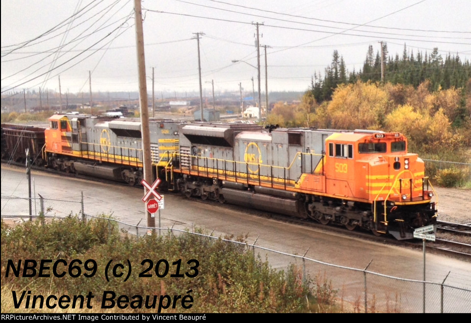 QNSL 503 on the 503 Northbound Iron Ore